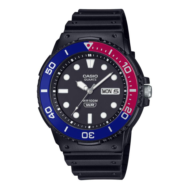 CASIO STANDARD COLLECTION MENS 100M - MRW-200H-1B2VDF
